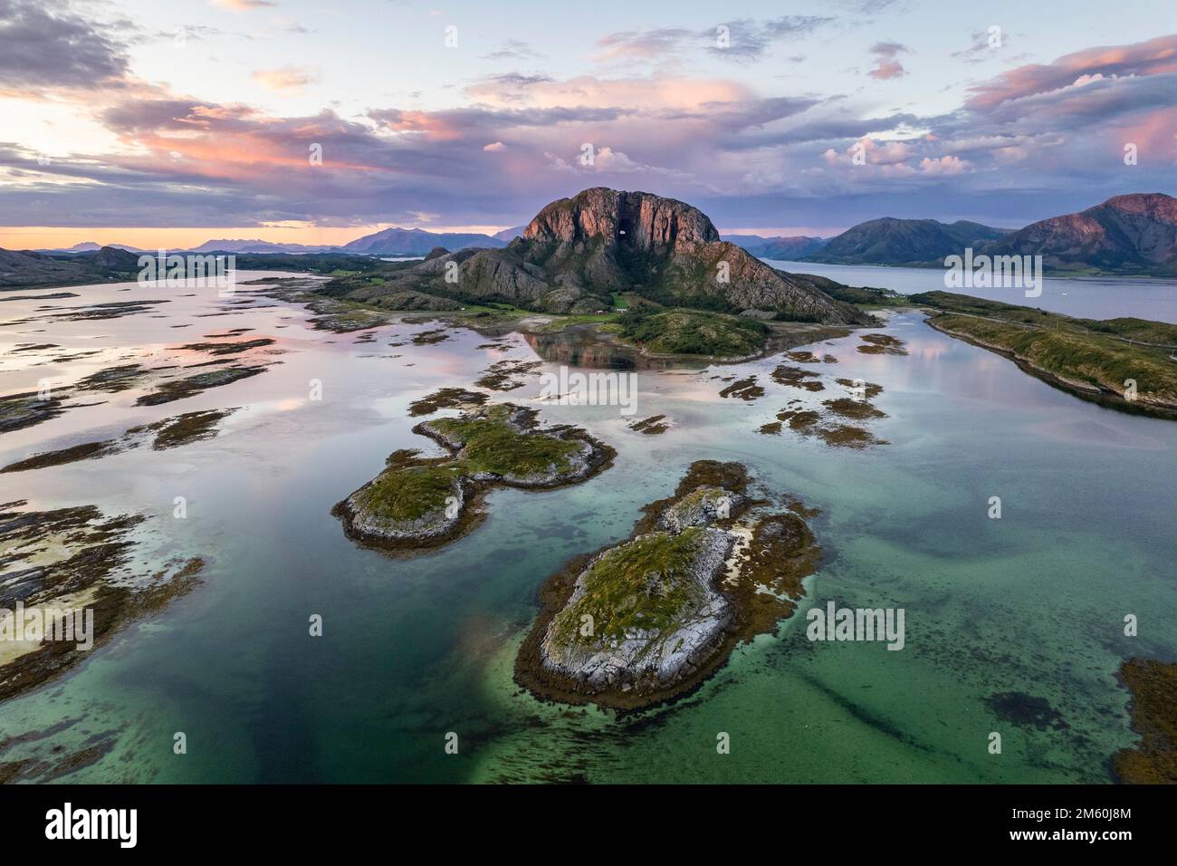 Torghatten mountain hole bronnoysund norway hi-res stock photography ...