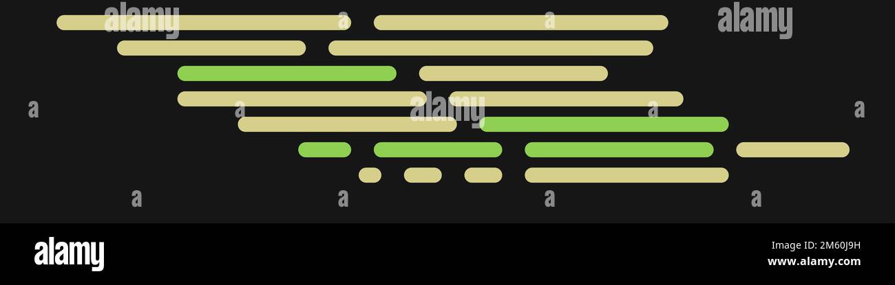 Cartoon coding simulated lines vector illustration Stock Vector Image ...