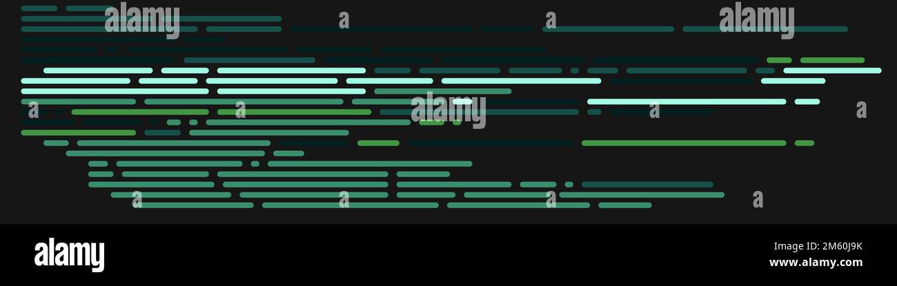 Cartoon coding simulated lines vector illustration Stock Vector Image ...