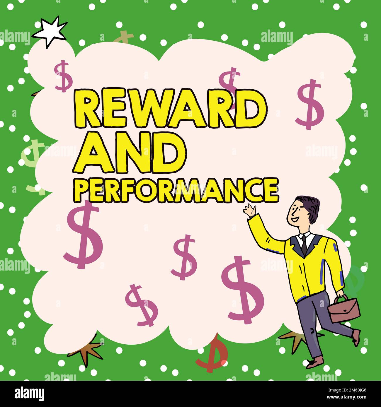 Text showing inspiration Reward And Performance. Word Written on Given ...