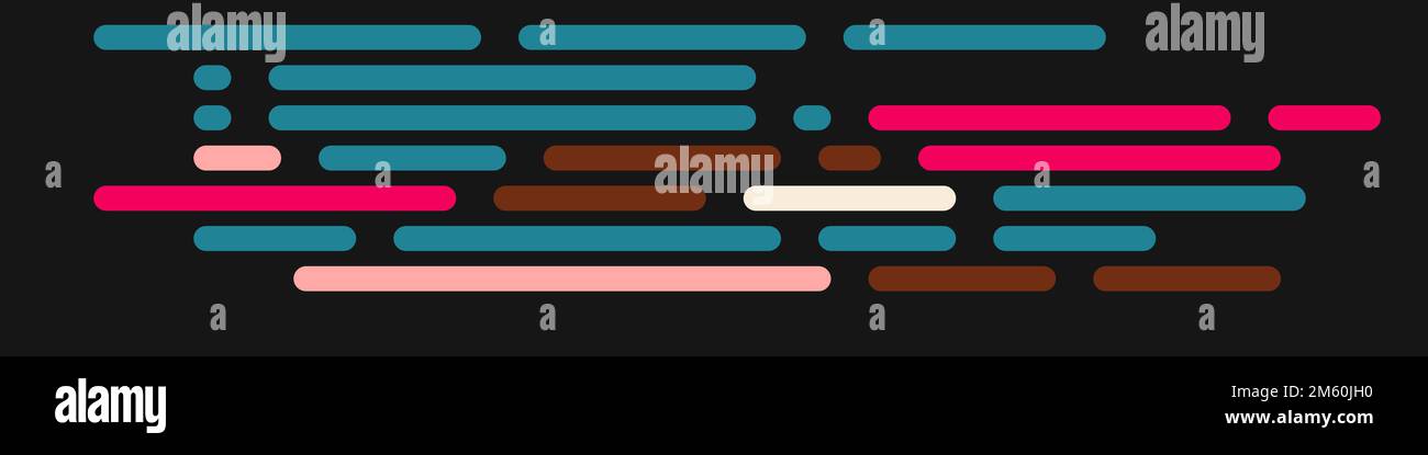 Cartoon coding simulated lines vector illustration Stock Vector Image ...