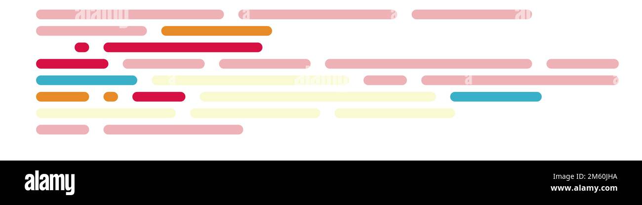 Cartoon coding simulated lines vector illustration Stock Vector Image ...