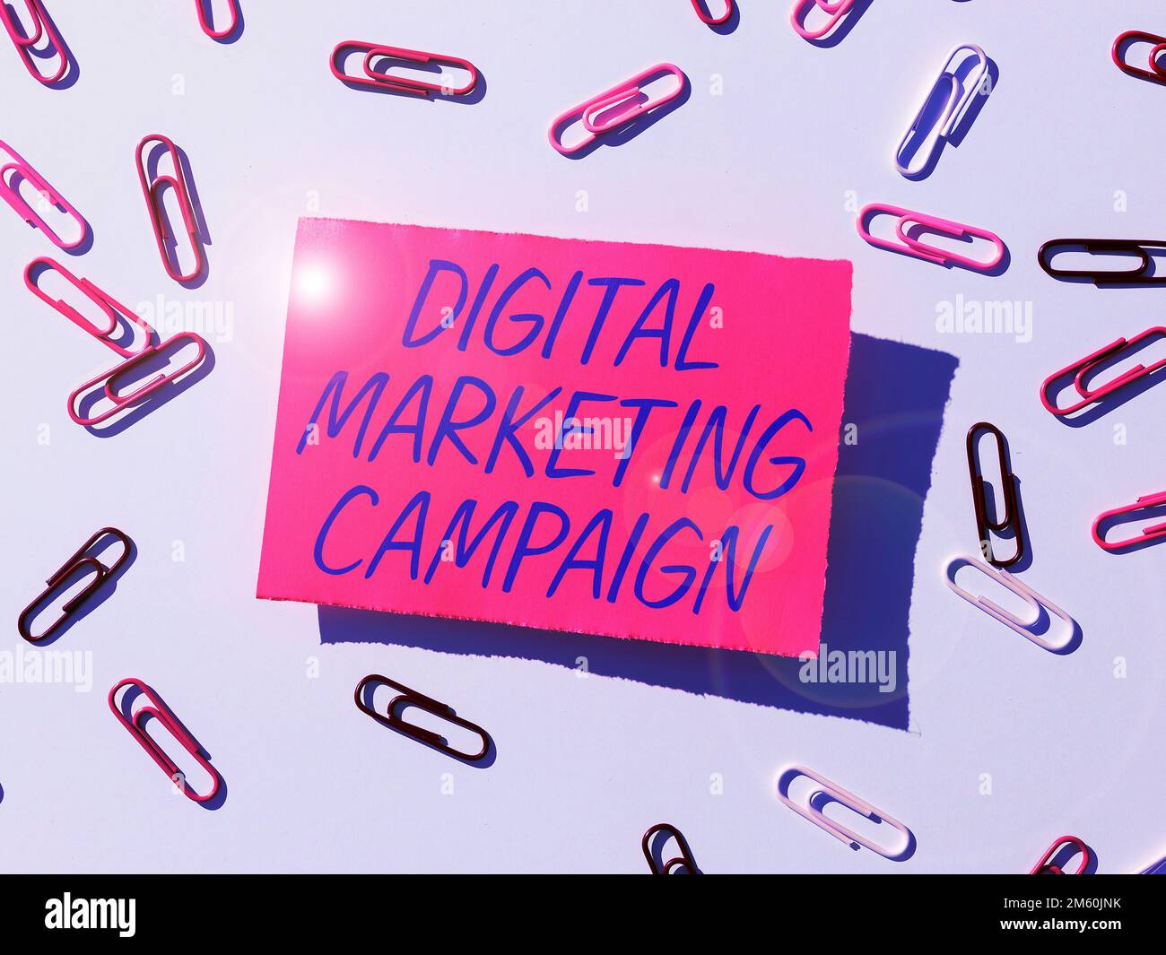 Text caption presenting Digital Marketing Campaign. Word Written on ...