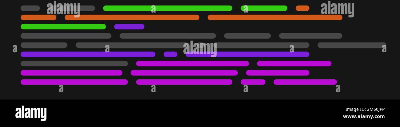 Cartoon coding simulated lines vector illustration Stock Vector Image ...