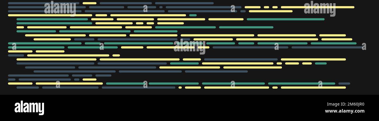 Cartoon coding simulated lines vector illustration Stock Vector Image ...