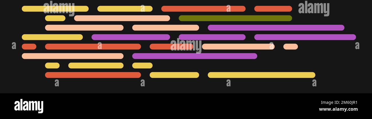 Cartoon coding simulated lines vector illustration Stock Vector Image ...