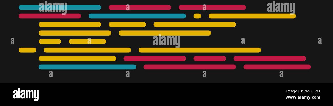Cartoon coding simulated lines vector illustration Stock Vector Image ...