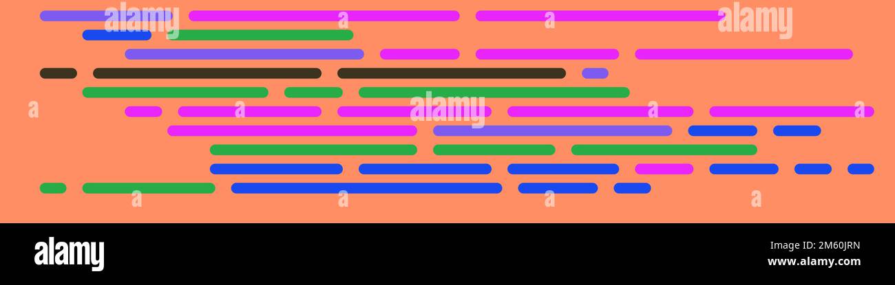 Cartoon coding simulated lines vector illustration Stock Vector Image ...