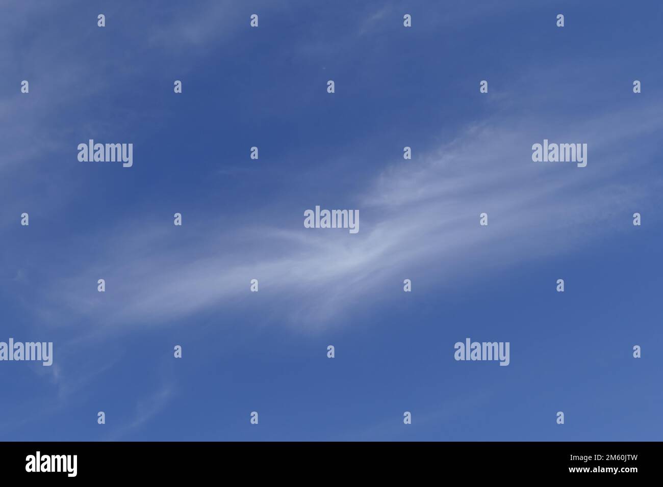 Veil clouds, Blue sky, Wallpaper, Germany Stock Photo - Alamy