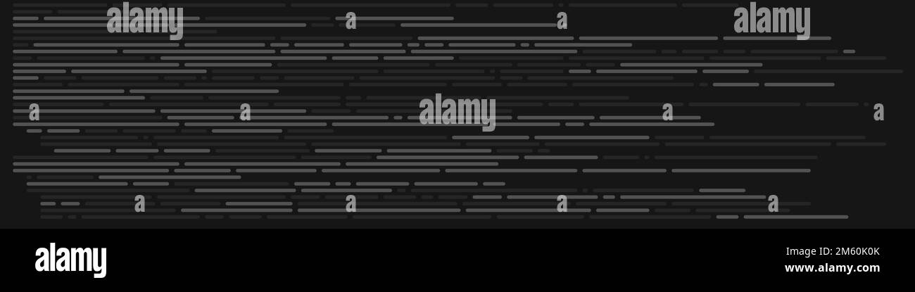 Cartoon coding simulated lines vector illustration Stock Vector Image ...