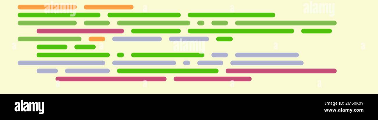 Cartoon coding simulated lines vector illustration Stock Vector Image ...