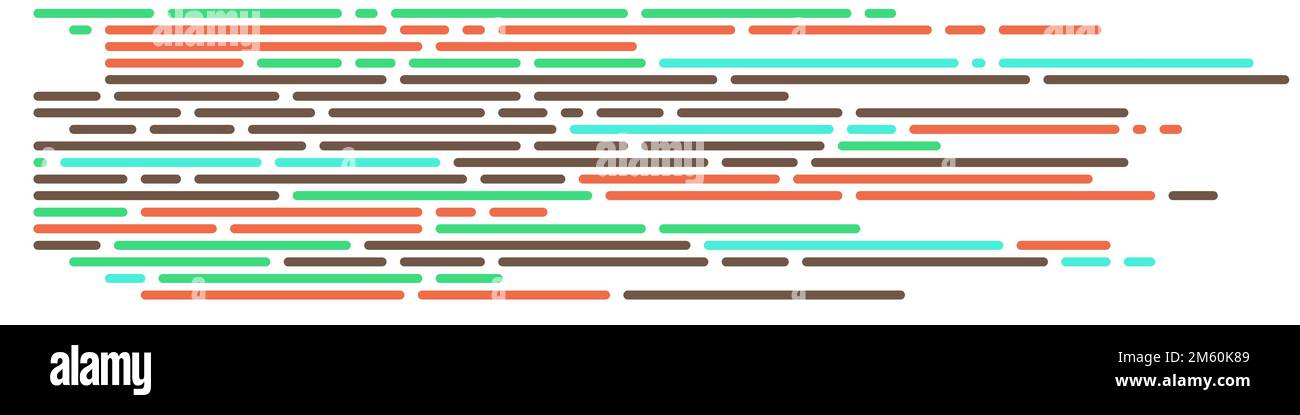 Cartoon coding simulated lines vector illustration Stock Vector Image ...