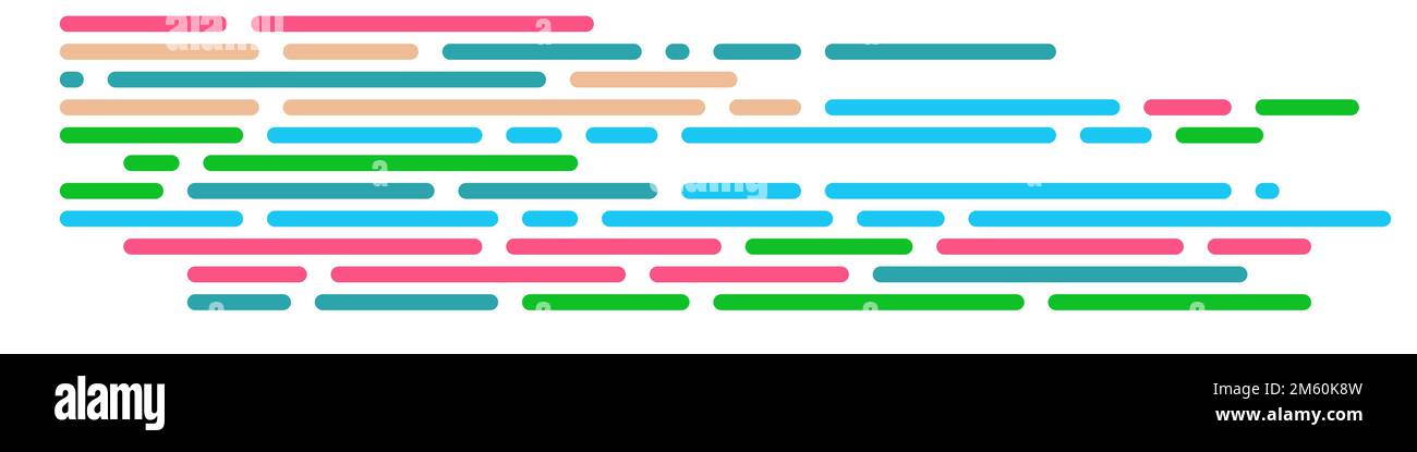 Cartoon coding simulated lines vector illustration Stock Vector Image ...