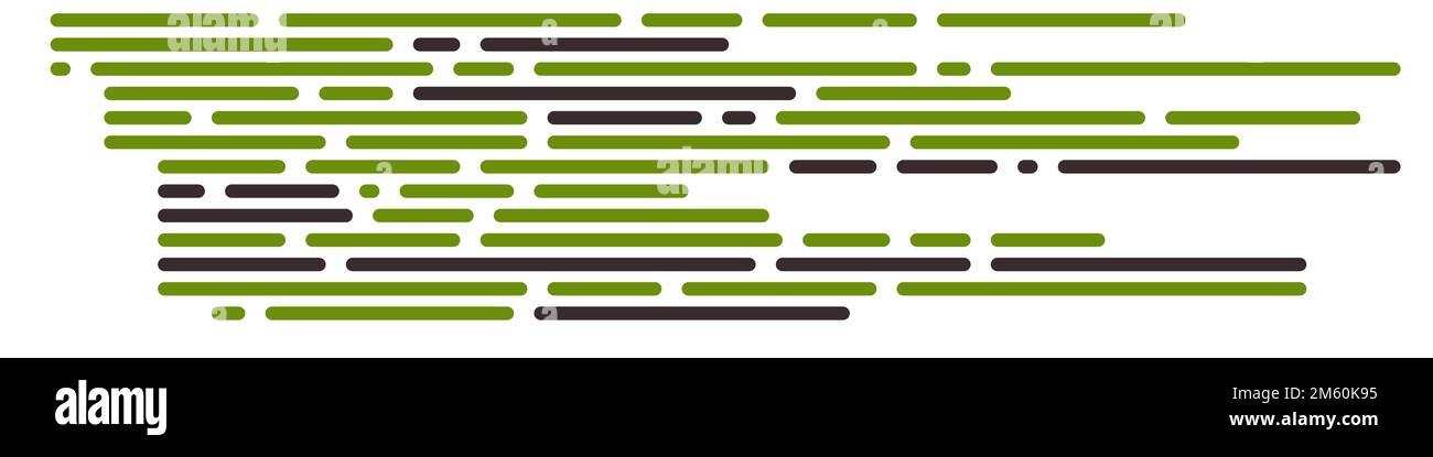 Cartoon coding simulated lines vector illustration Stock Vector Image ...