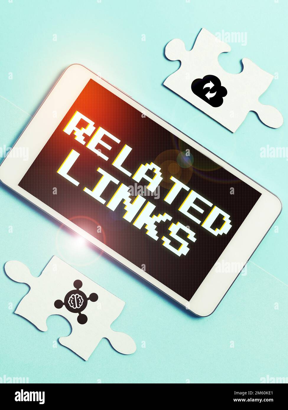 Sign displaying Related Links. Internet Concept Website inside a ...