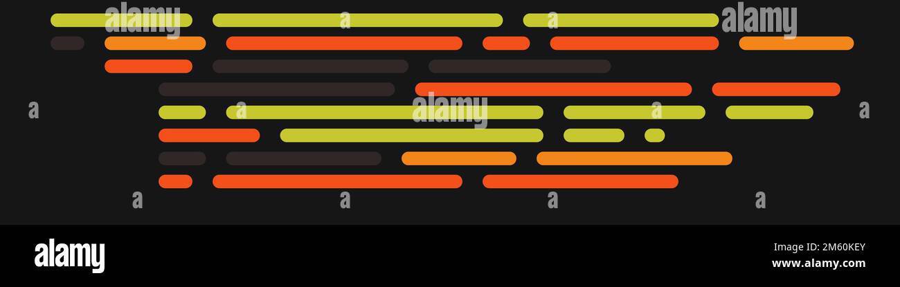 Cartoon coding simulated lines vector illustration Stock Vector Image ...