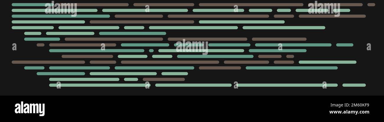 Cartoon coding simulated lines vector illustration Stock Vector Image ...