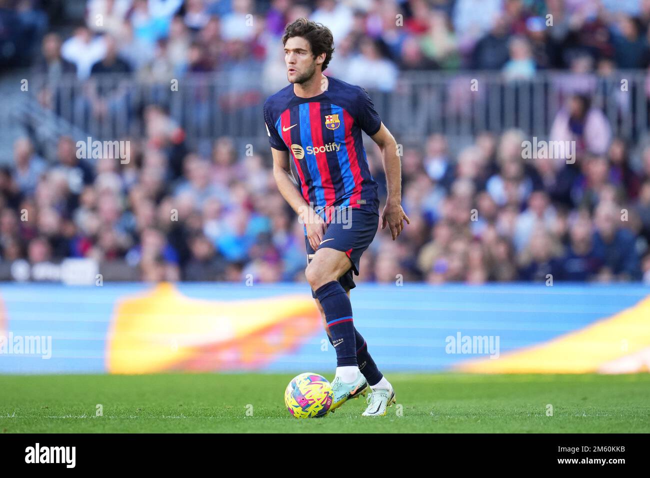 Marcos Alonso of FC Barcelona during the La Liga match between FC ...