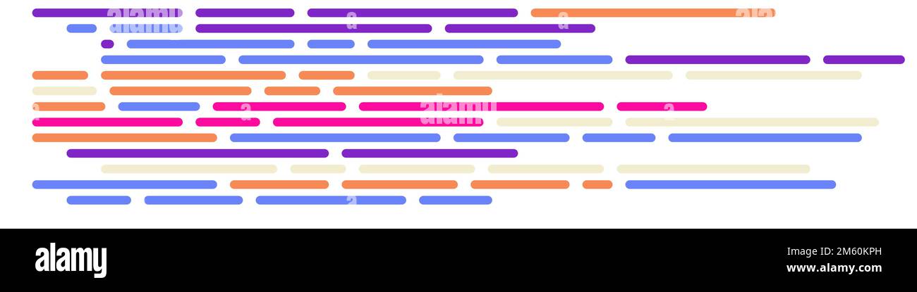 Cartoon coding simulated lines vector illustration Stock Vector Image ...
