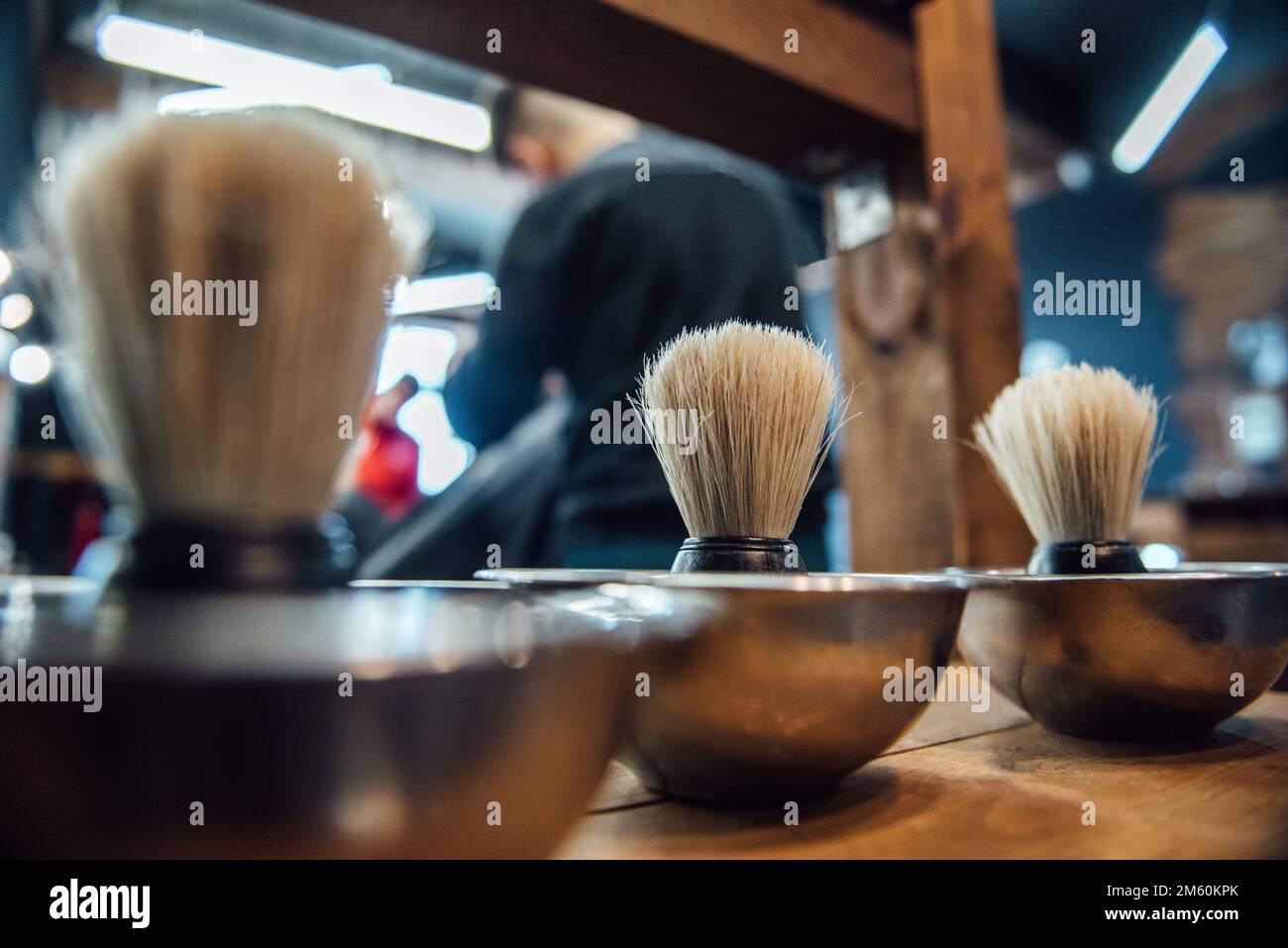 Shaving in open hi-res stock photography and images - Alamy