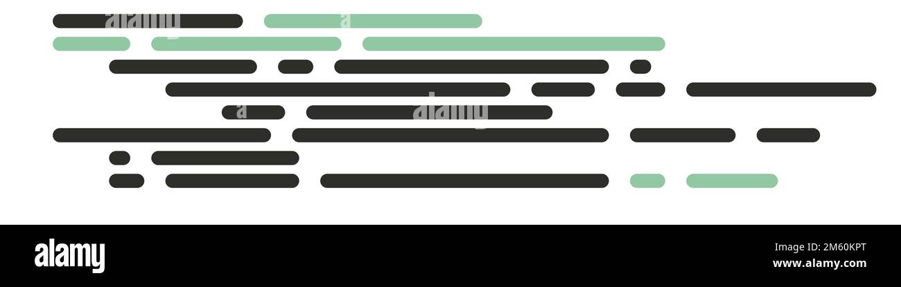Cartoon coding simulated lines vector illustration Stock Vector Image ...