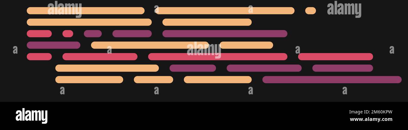 Cartoon coding simulated lines vector illustration Stock Vector Image ...