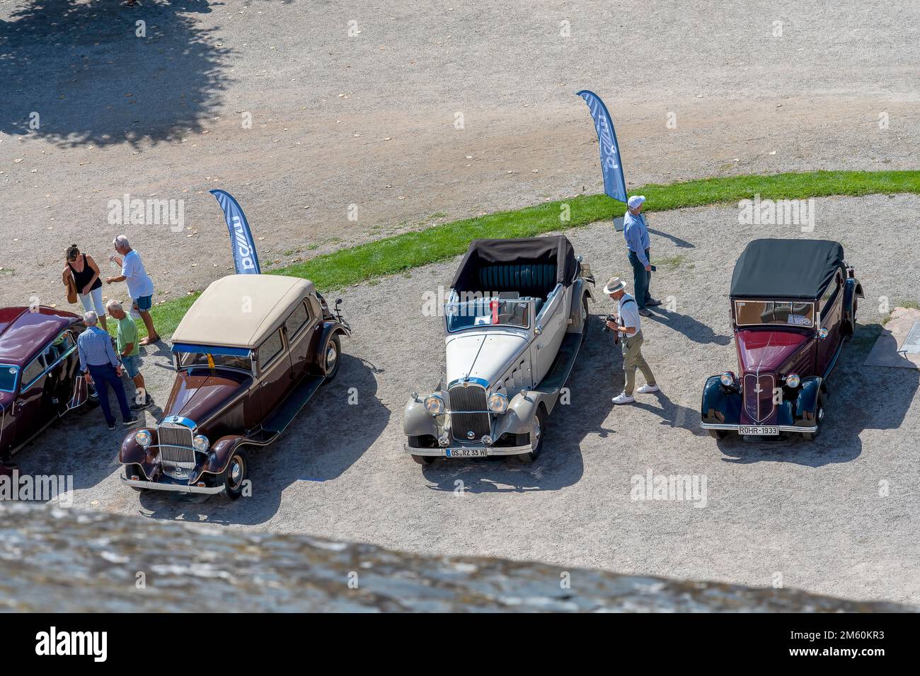 Schwetzingen Palace Park with classic cars, Classic Gala, International ...