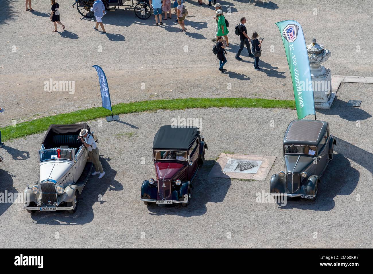 Schwetzingen Palace Park with classic cars, Classic Gala, International ...