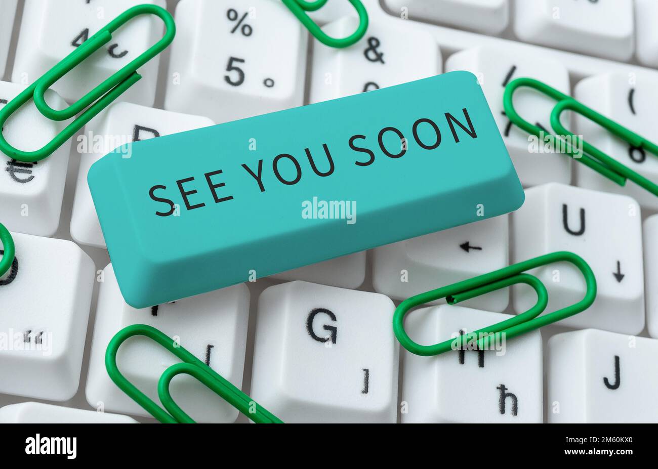 Text sign showing See You Soon. Concept meaning used for saying goodbye ...