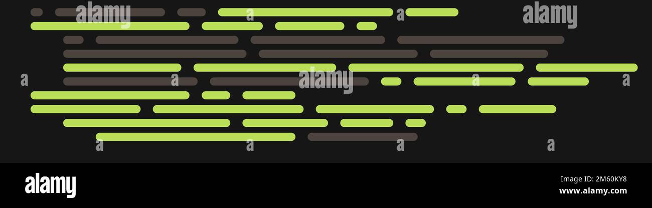 Cartoon coding simulated lines vector illustration Stock Vector Image ...