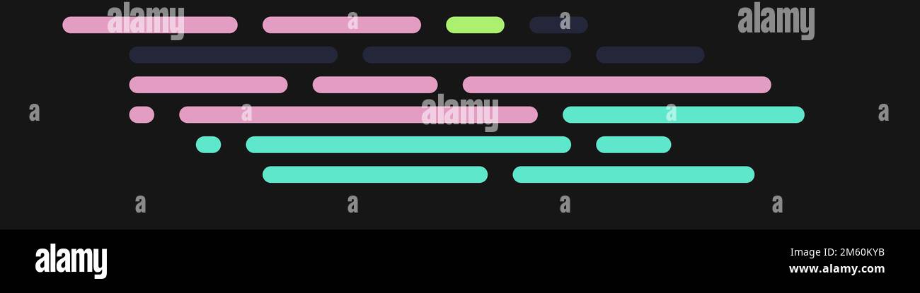 Cartoon coding simulated lines vector illustration Stock Vector Image ...