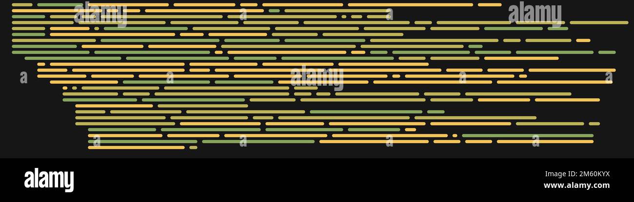 Cartoon coding simulated lines vector illustration Stock Vector Image ...