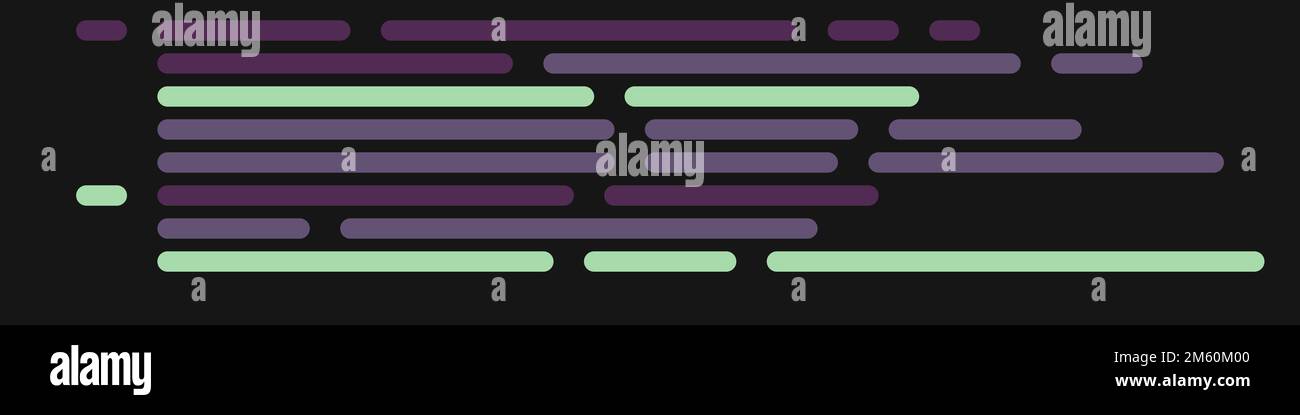 Cartoon coding simulated lines vector illustration Stock Vector Image ...