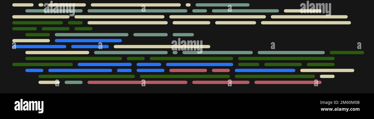 Cartoon coding simulated lines vector illustration Stock Vector Image ...