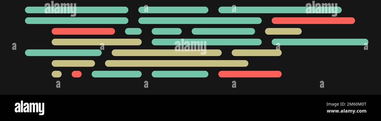 Cartoon coding simulated lines vector illustration Stock Vector Image ...