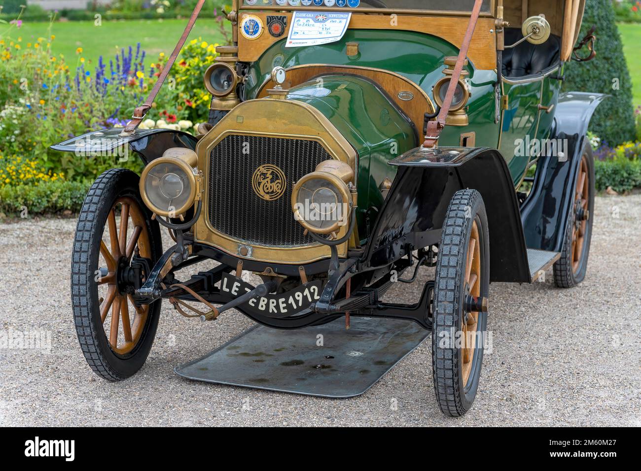 Classic car Le Zebre, France 1912, 1-cylinder, 2-speed, 415 kg, 35 km h ...