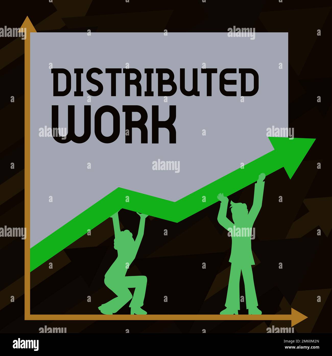 Inspiration showing sign Distributed Work. Business overview practiced by enterprises using ...