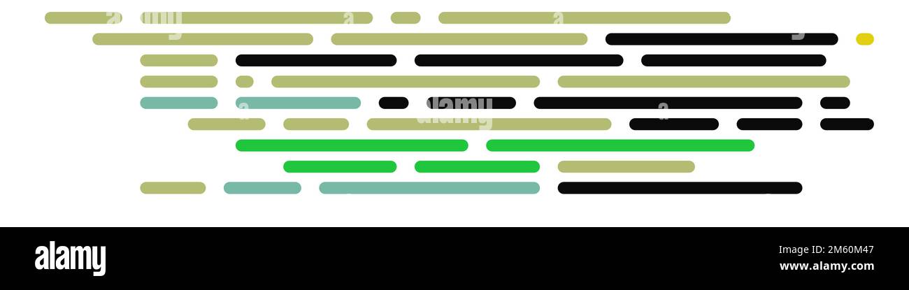 Cartoon coding simulated lines vector illustration Stock Vector Image ...