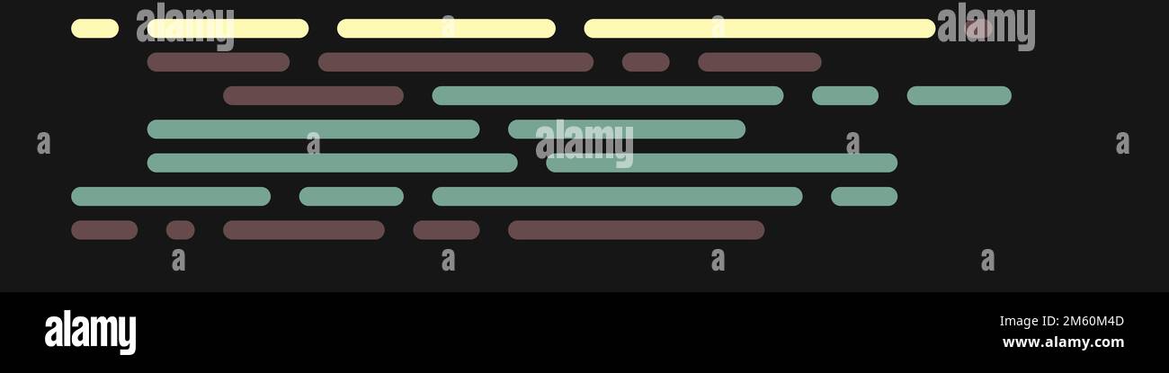 Cartoon coding simulated lines vector illustration Stock Vector Image ...