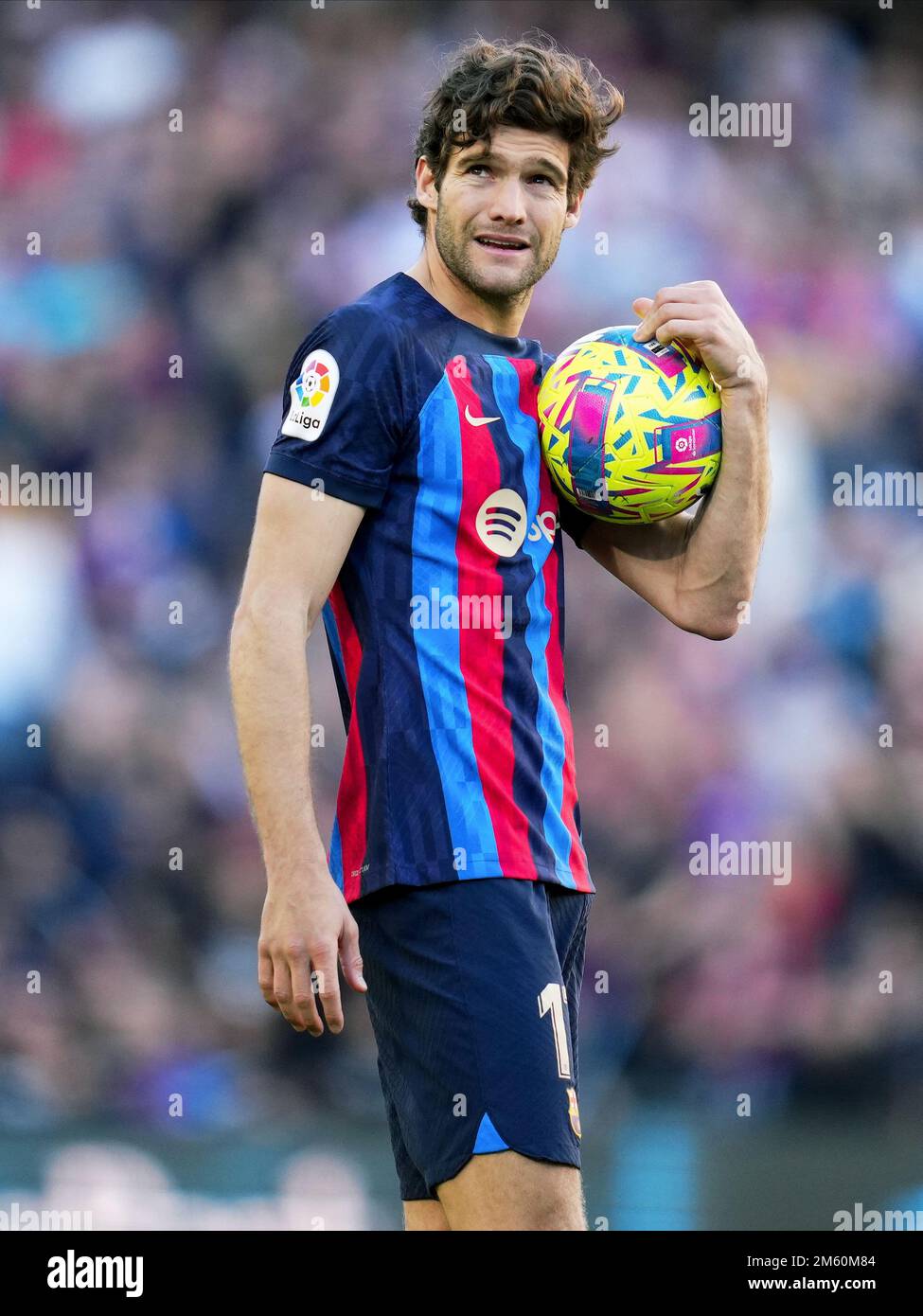 Marcos Alonso of FC Barcelona during the La Liga match between FC ...