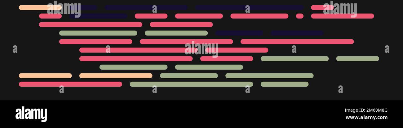 Cartoon coding simulated lines vector illustration Stock Vector Image ...