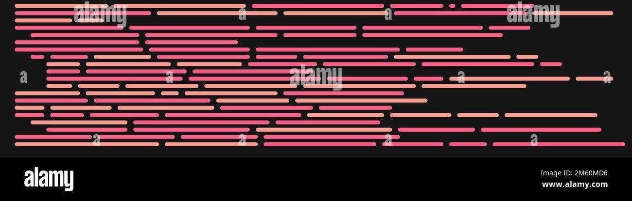Cartoon coding simulated lines vector illustration Stock Vector Image ...