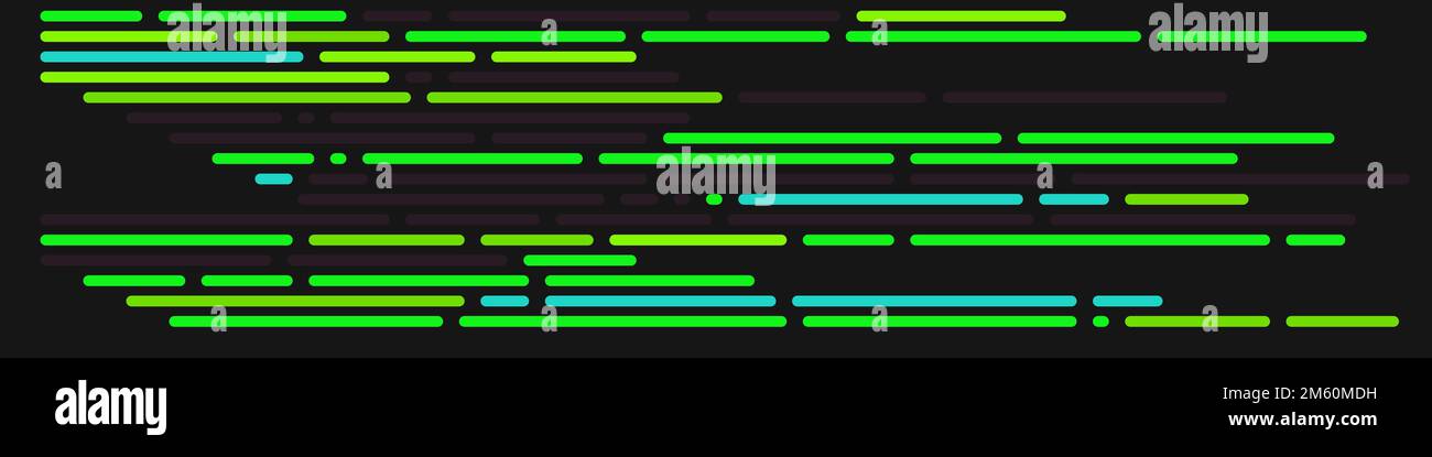 Cartoon coding simulated lines vector illustration Stock Vector Image ...