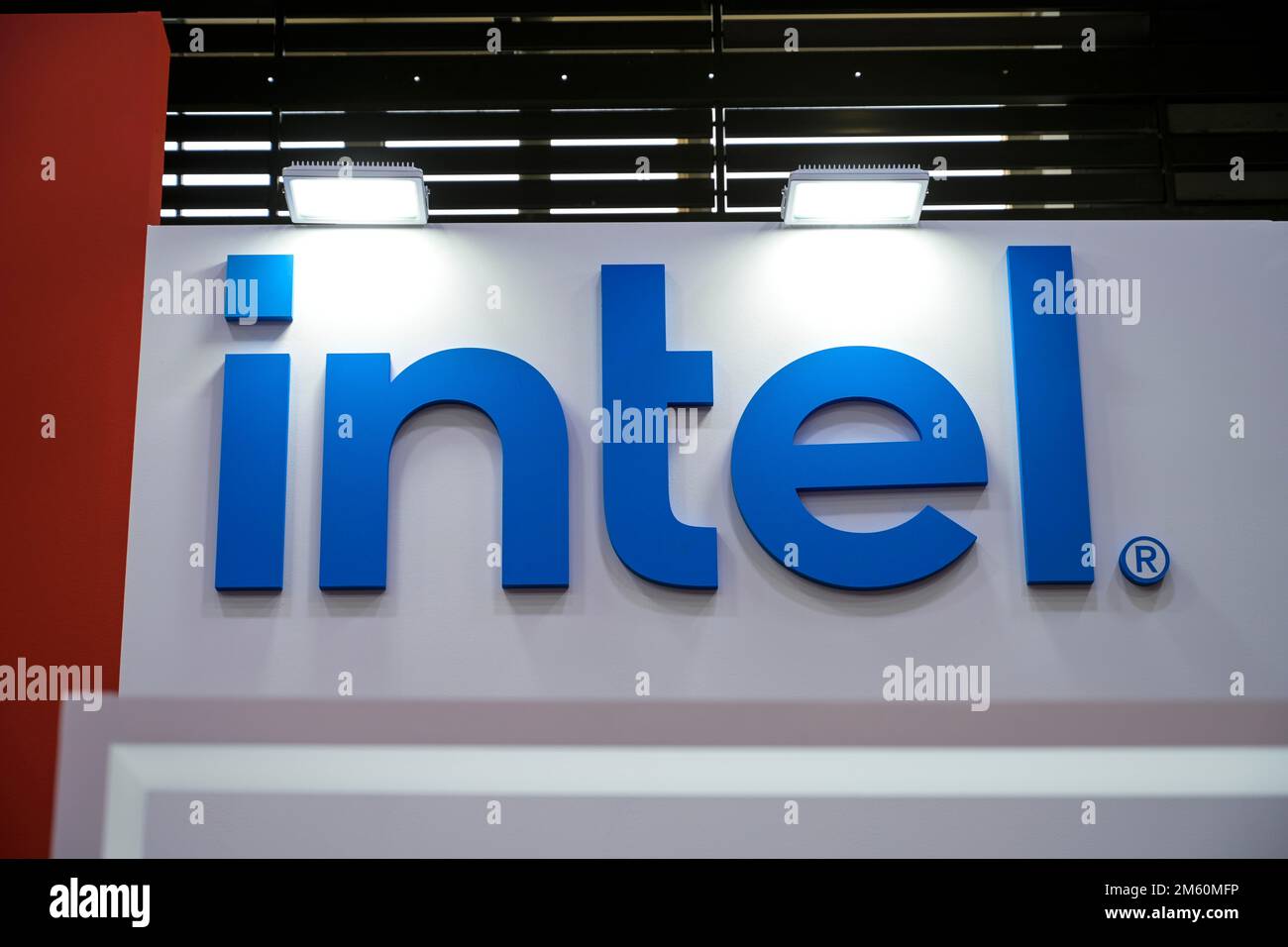 Logo Intel, International Consumer Electronics Fair IFA 2022, Berlin ...