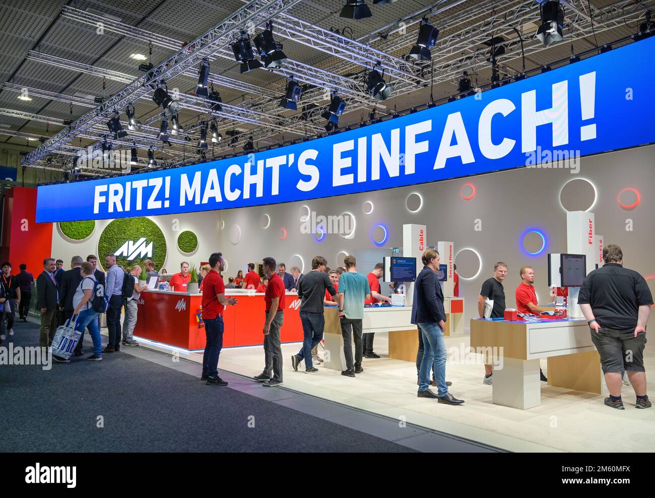 AVM Fritz! exhibition stand, Internationale Funkaustellung IFA 2022 ...