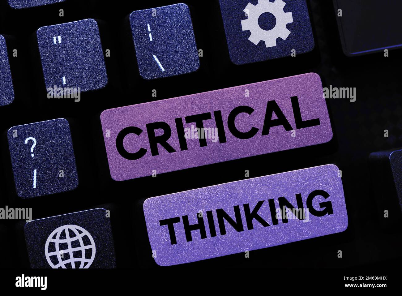 Text showing inspiration Critical Thinking. Word for sequence of stages ...