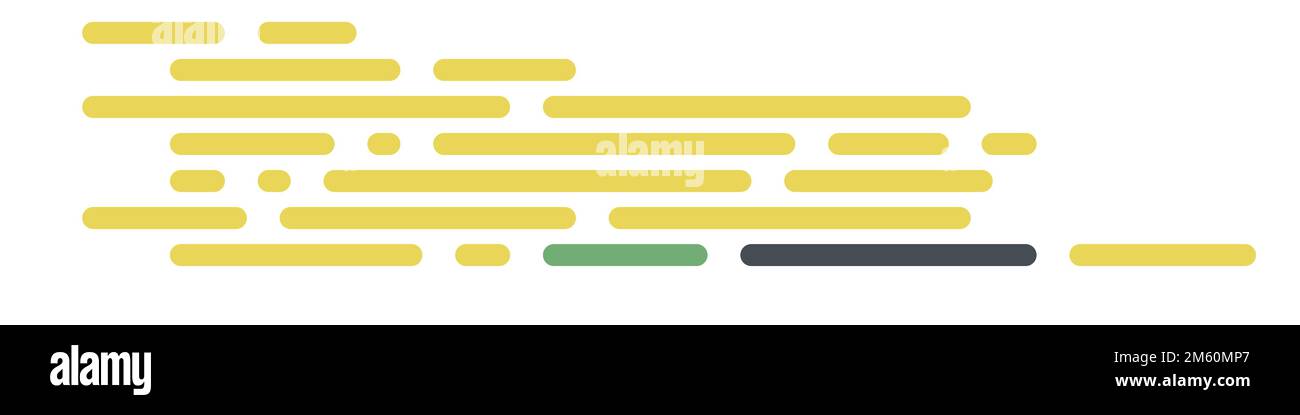 Cartoon coding simulated lines vector illustration Stock Vector Image ...