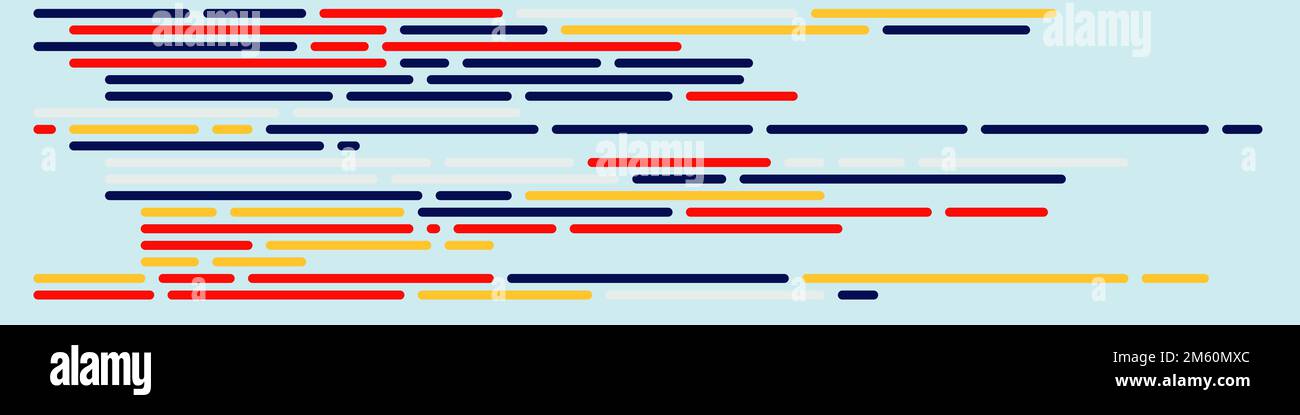 Cartoon coding simulated lines vector illustration Stock Vector Image ...