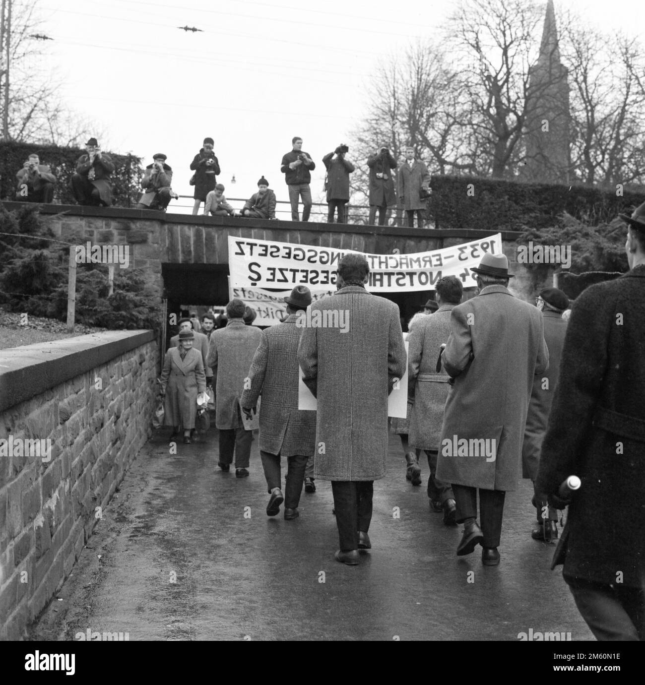 The Easter March 1968, Germany, demonstrated for peace with the main ...