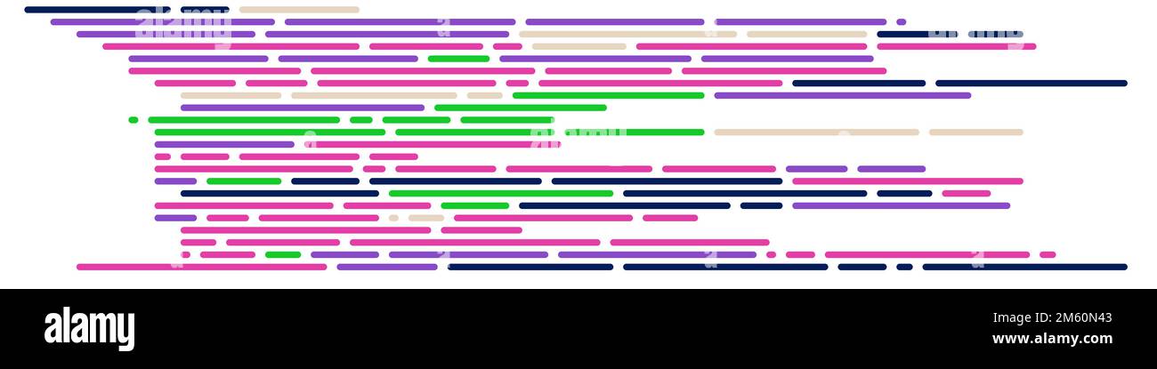 Cartoon coding simulated lines vector illustration Stock Vector Image ...